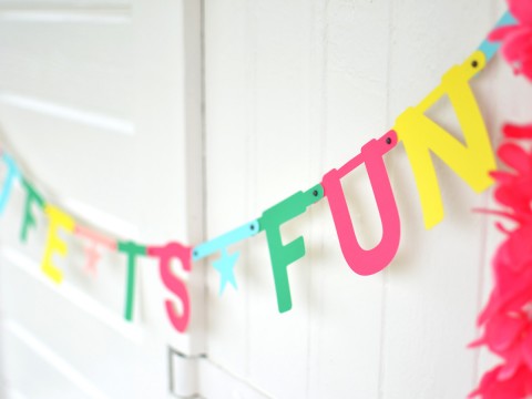 DIY Word Banner